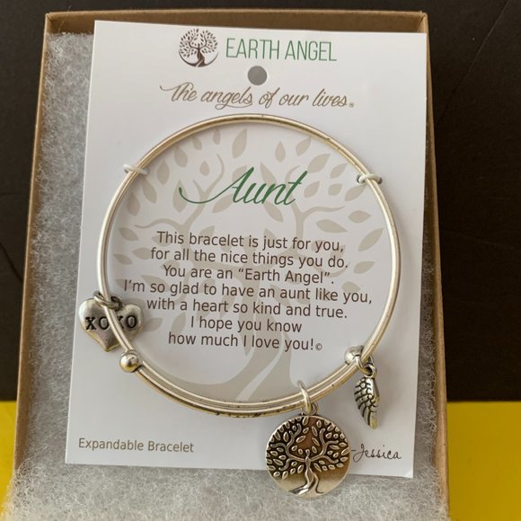 Earth Angels | Jewelry | Earth Angels Aunt Angels Of Our Lives Silver ...